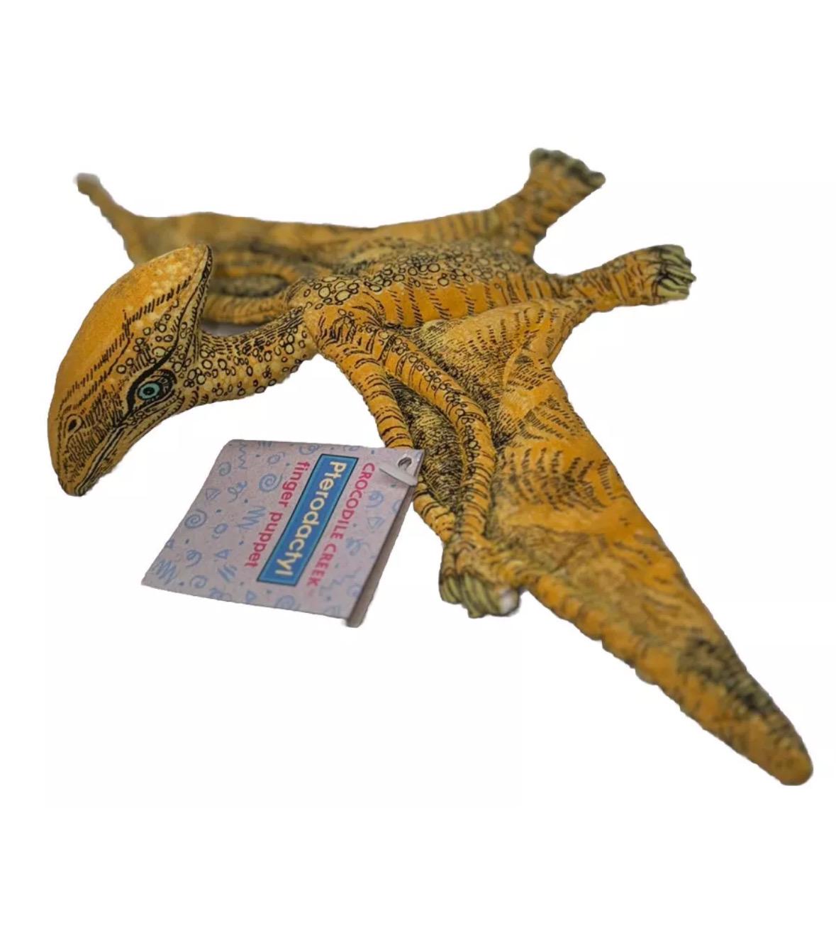 Crocodile Creek Pterodactyl Dinosaur Finger Puppet 1994 NWT - Etsy