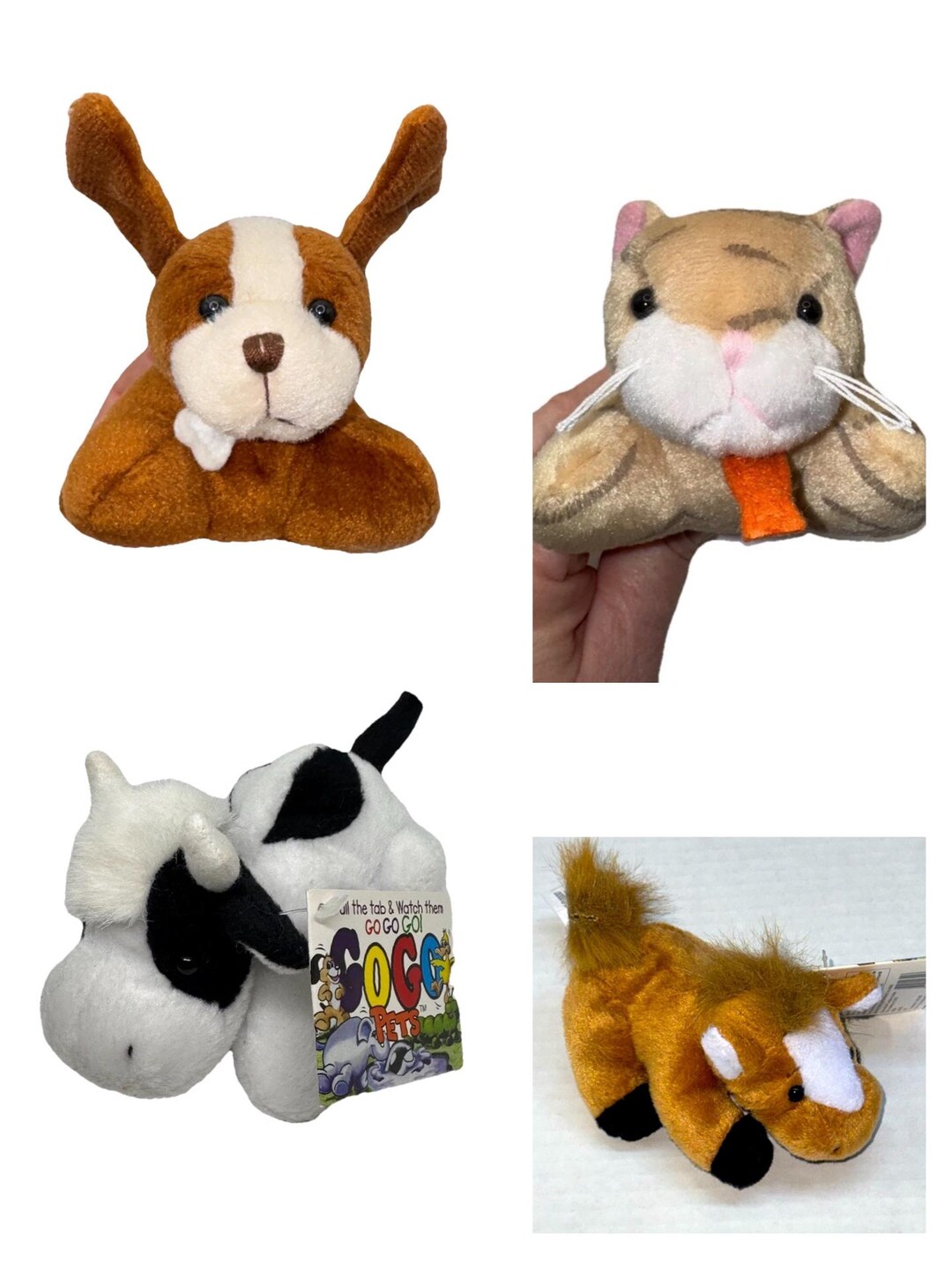 Ganz Go Go Pets Cow, Cat, Dog, Horse They Wiggle, Shake, and Move New ...