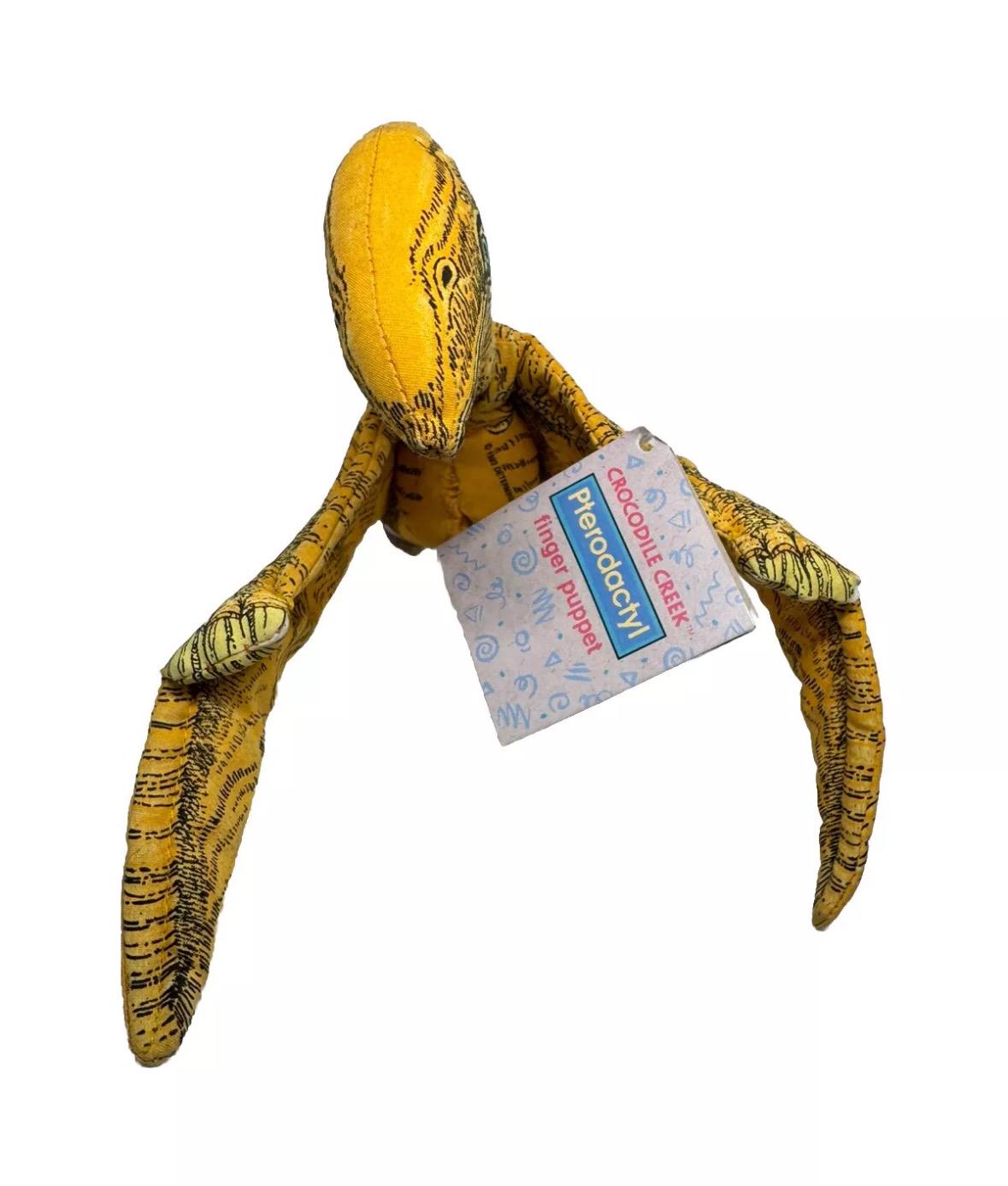 Crocodile Creek Pterodactyl Dinosaur Finger Puppet 1994 NWT - Etsy