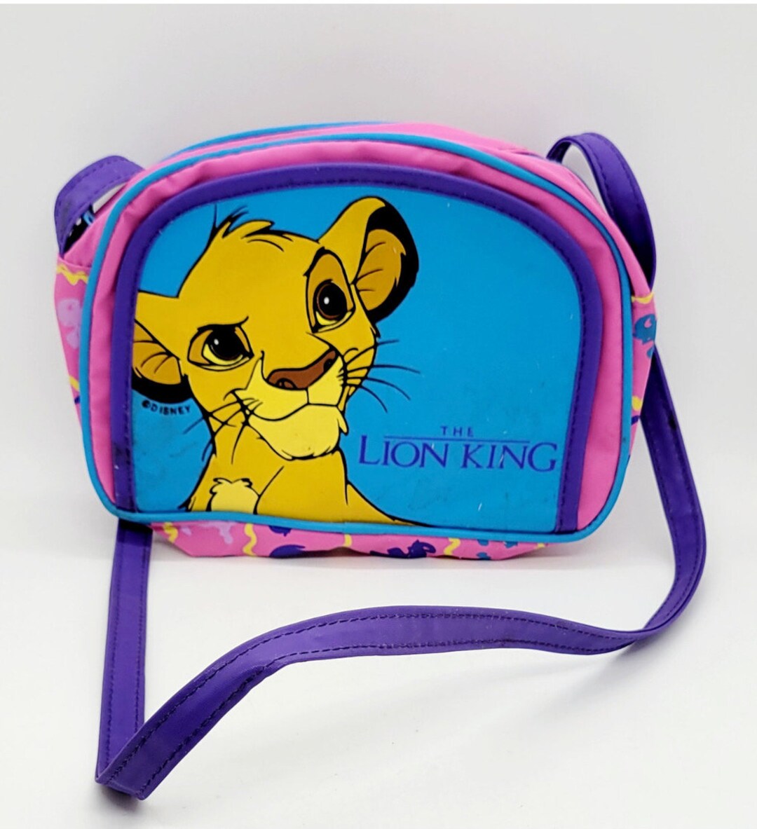 Vintage 90s Disneys the Lion King Simba Pyramid Handbag Pink Blue - Etsy