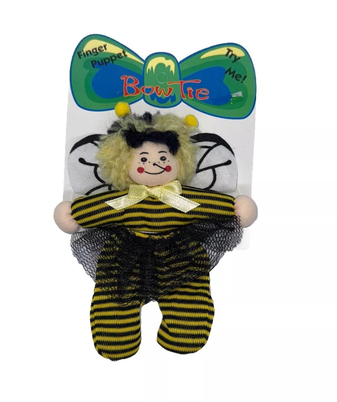 Bumblebee Fairy Finger Puppet by Bow Tie Vintage 90’s - Etsy