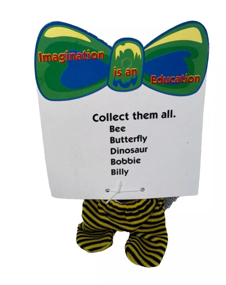Bumblebee Fairy Finger Puppet by Bow Tie Vintage 90s - Etsy