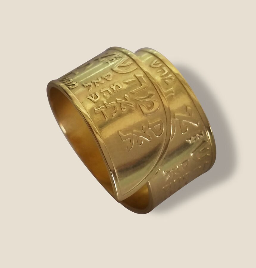 Gold filled Kabbalah ring for Prosperity Healing and | Etsy