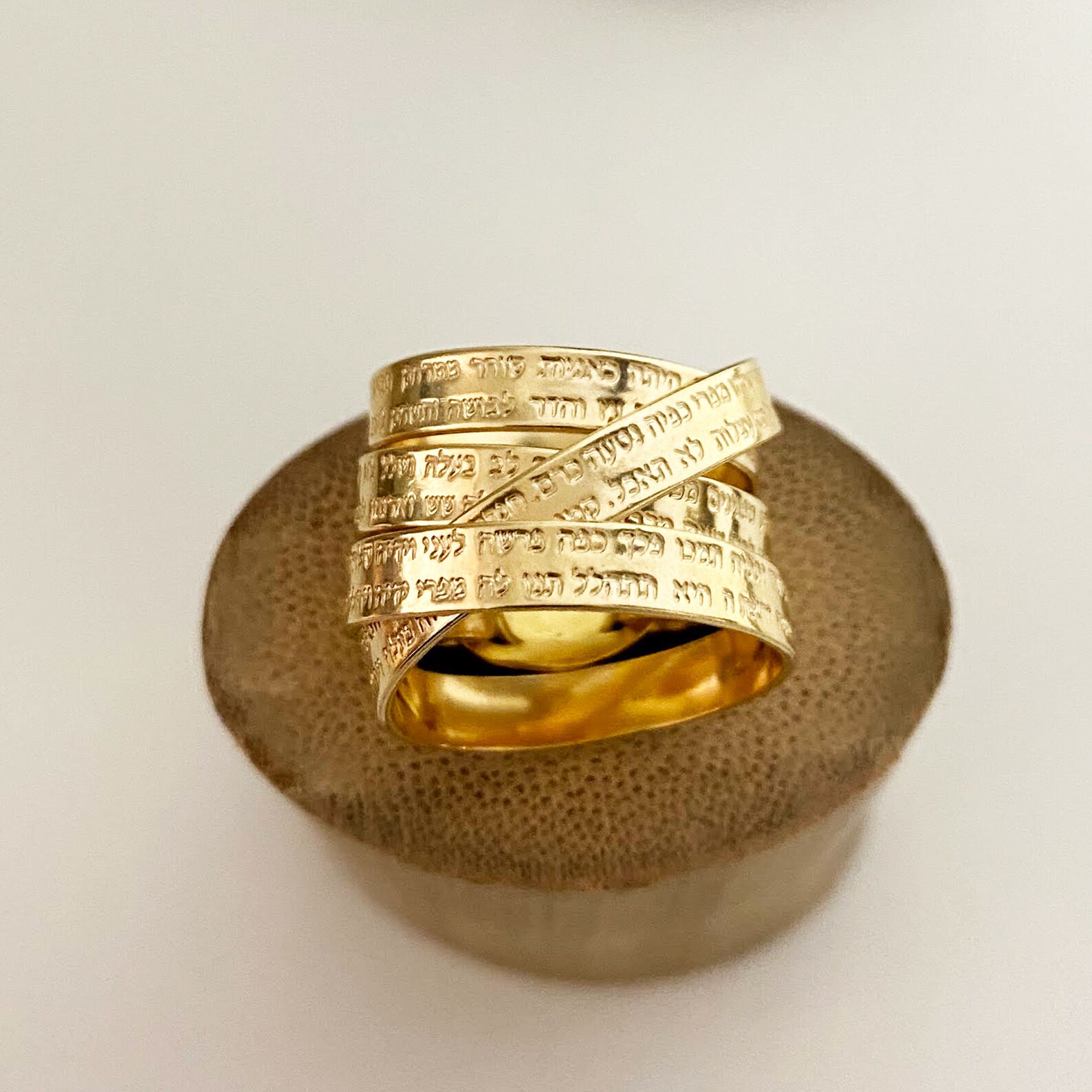 Woman of Valor Engraved Hebrew Ring Gold Jewish Ruby Ring - Etsy