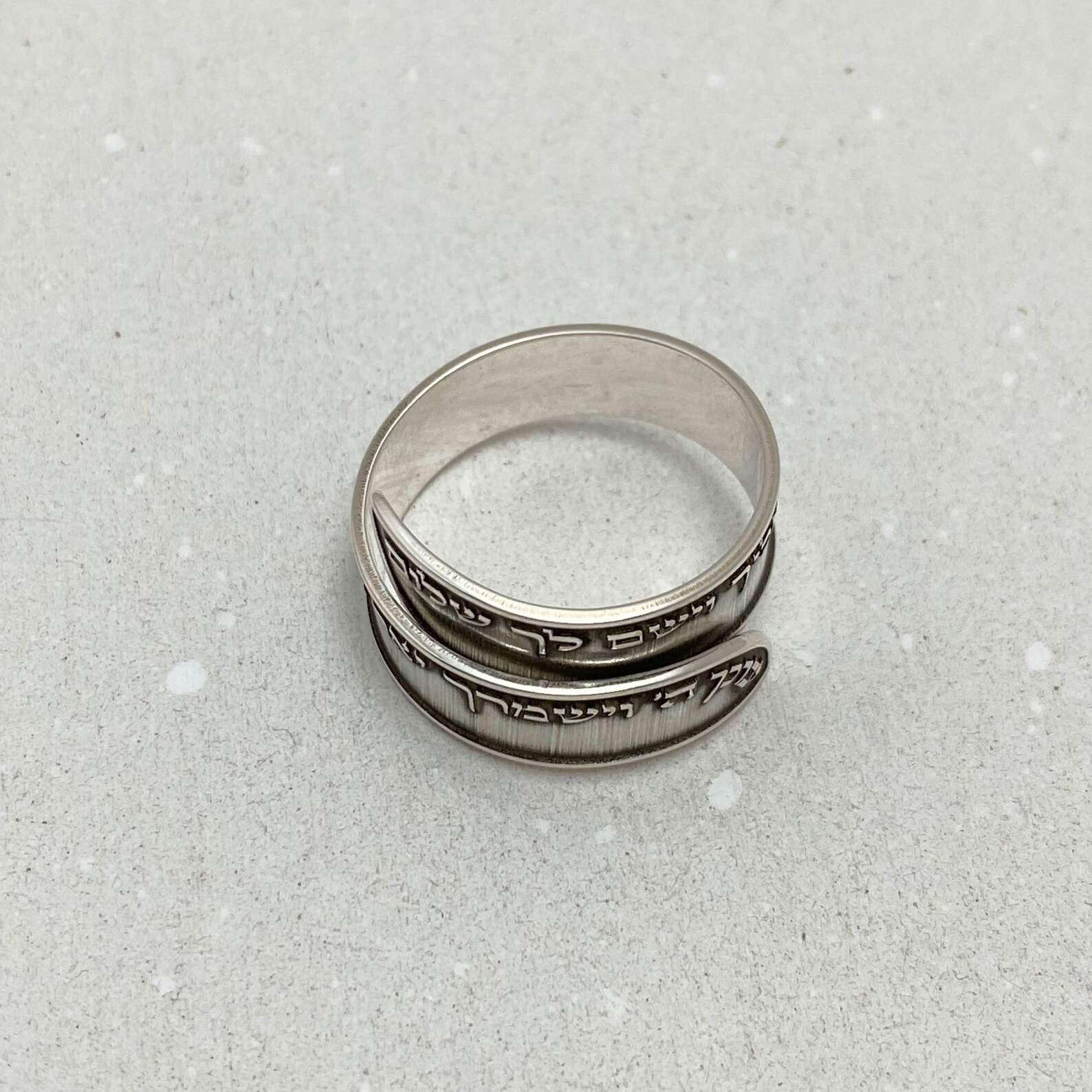 Hebrew Engraved Jewish Men Ring Priestly Blessing Protection Verses - Etsy