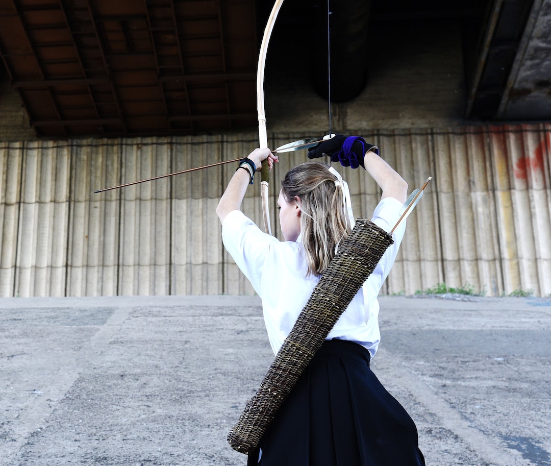 Yumi Hankyu Bow - Japanese Traditional Bamboo Bow for Kyudo and ...
