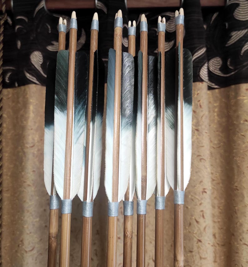 Traditional Kyudo Arrows – Japanese Style Bamboo Archery Arrows With ...