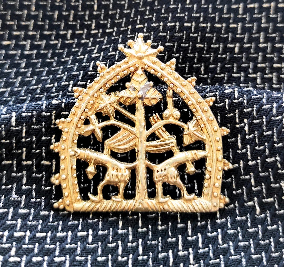 Pilgrim Medieval Badge Replica, Brass 14th Century Token, Historical ...
