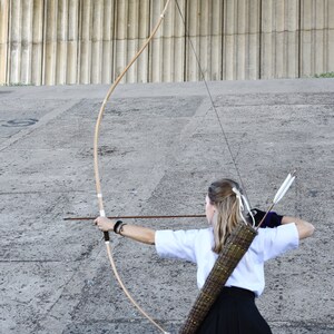 Samurai War Bow, Daikyu 大弓 Yumi Bow, Japanese Kyudo Longbow 86 ...