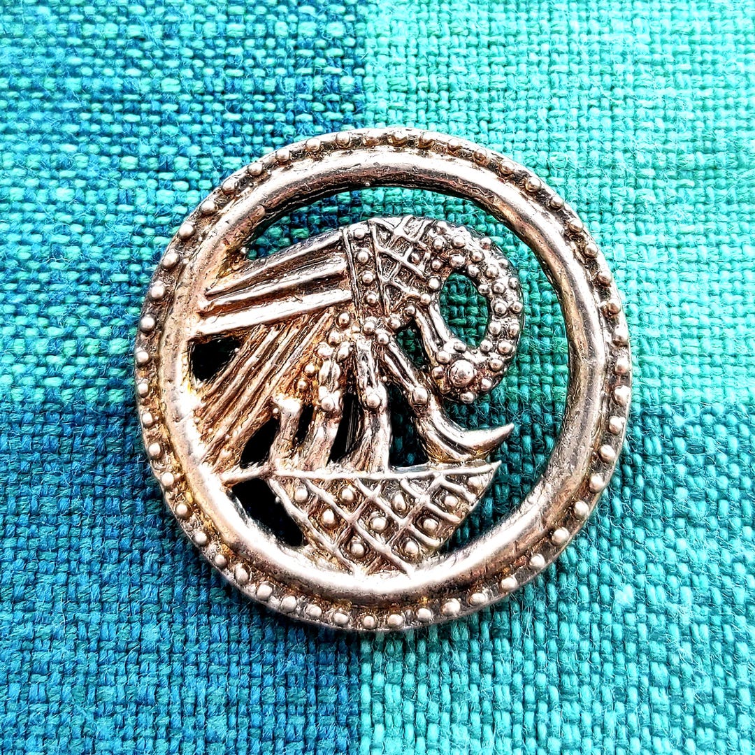 Pilgrim Token Replica, Pelican in Her Piety 14th Century Brass Badge ...