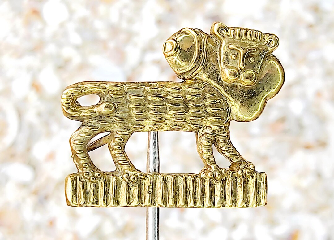 Brass Pilgrim Badge Replica, Cat and Phallus 14th Century Token ...