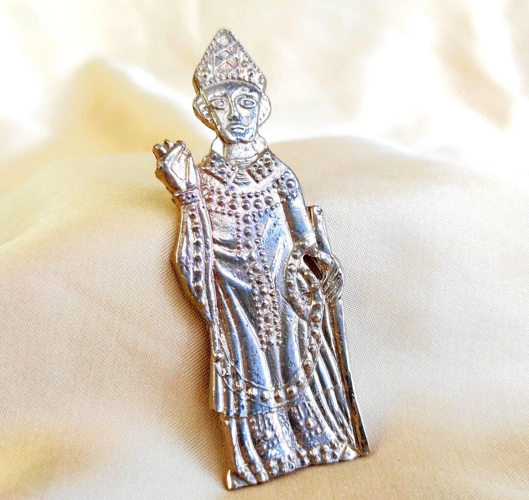 Medieval Pilgrim Badge Replica, St Thomas Becket 14th Century Brass ...