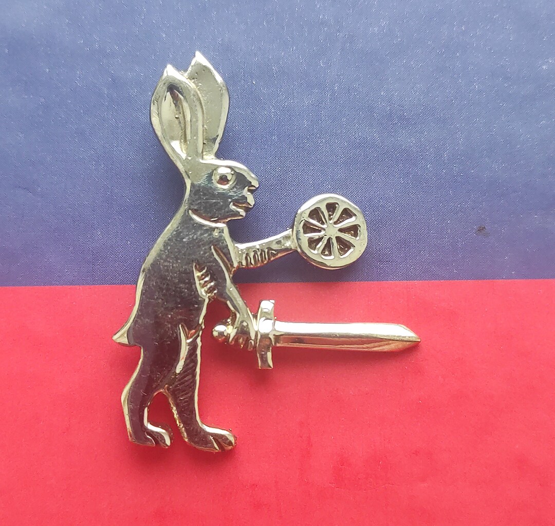 Medieval Rabbit Knight Badge 13th Century Reenactment - Etsy
