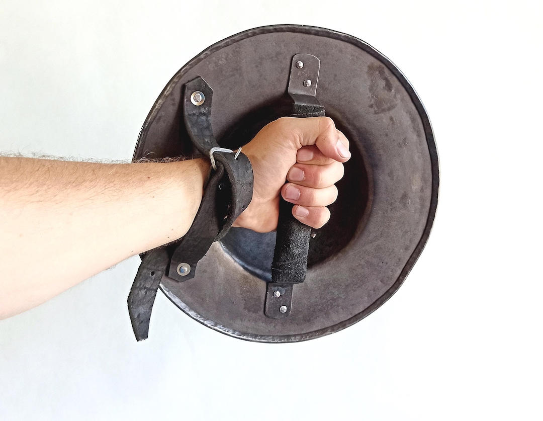Battle Ready Steel Buckler – Medieval Knight Round Shield Replica for ...