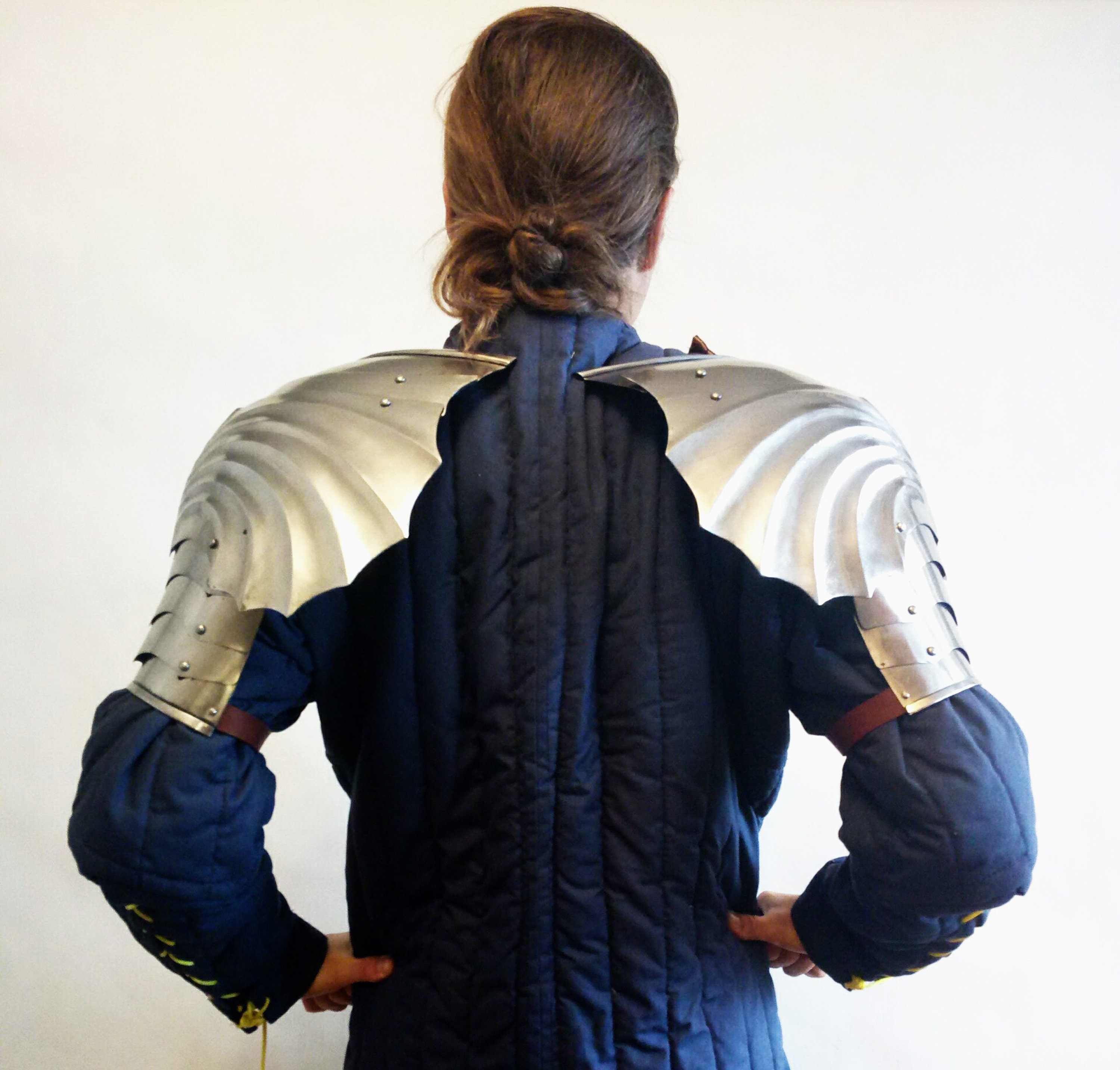 Gothic Medieval Pauldrons for Knights Full Armor 14th Century - Etsy