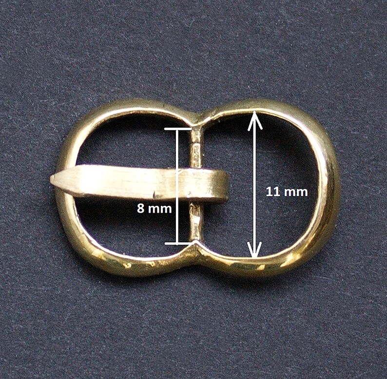 Medieval Shoe Buckles Set 10types Brass Replica of 14th - Etsy