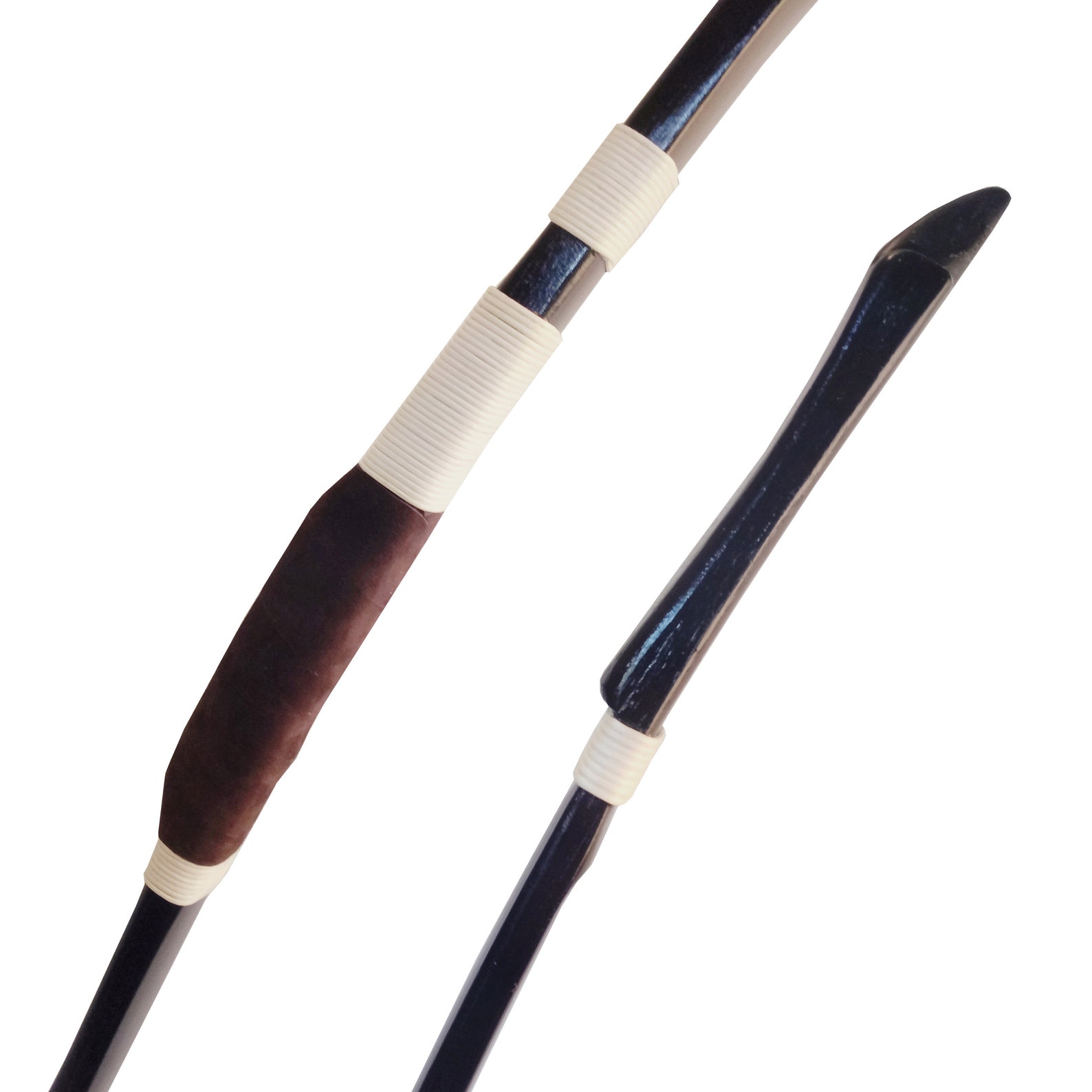 Traditional Bow Hankyu half-yumi, Japanese Black Kyudo Bow, 半弓 Kyujutsu ...