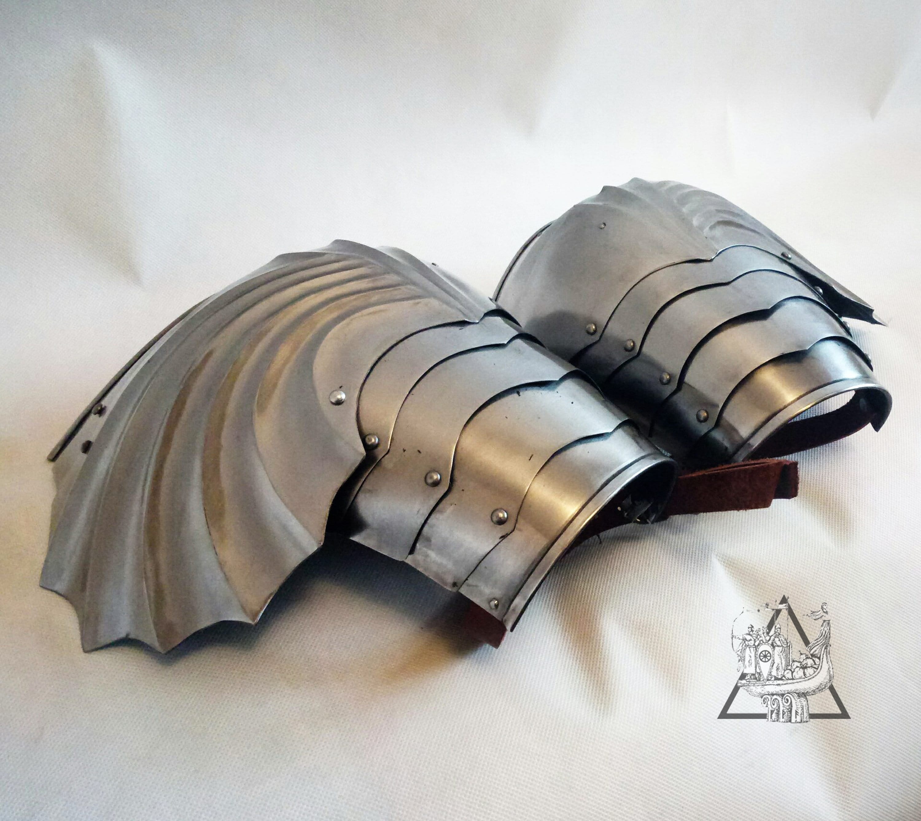 Gothic Medieval Pauldrons for Knights Full Armor 14th Century - Etsy