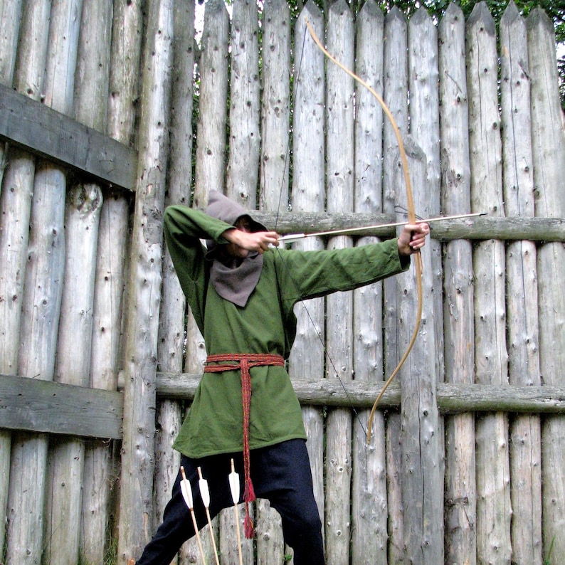 Wooden Mongolian Recurve Bow – Traditional Steppe Horse Archery Style ...