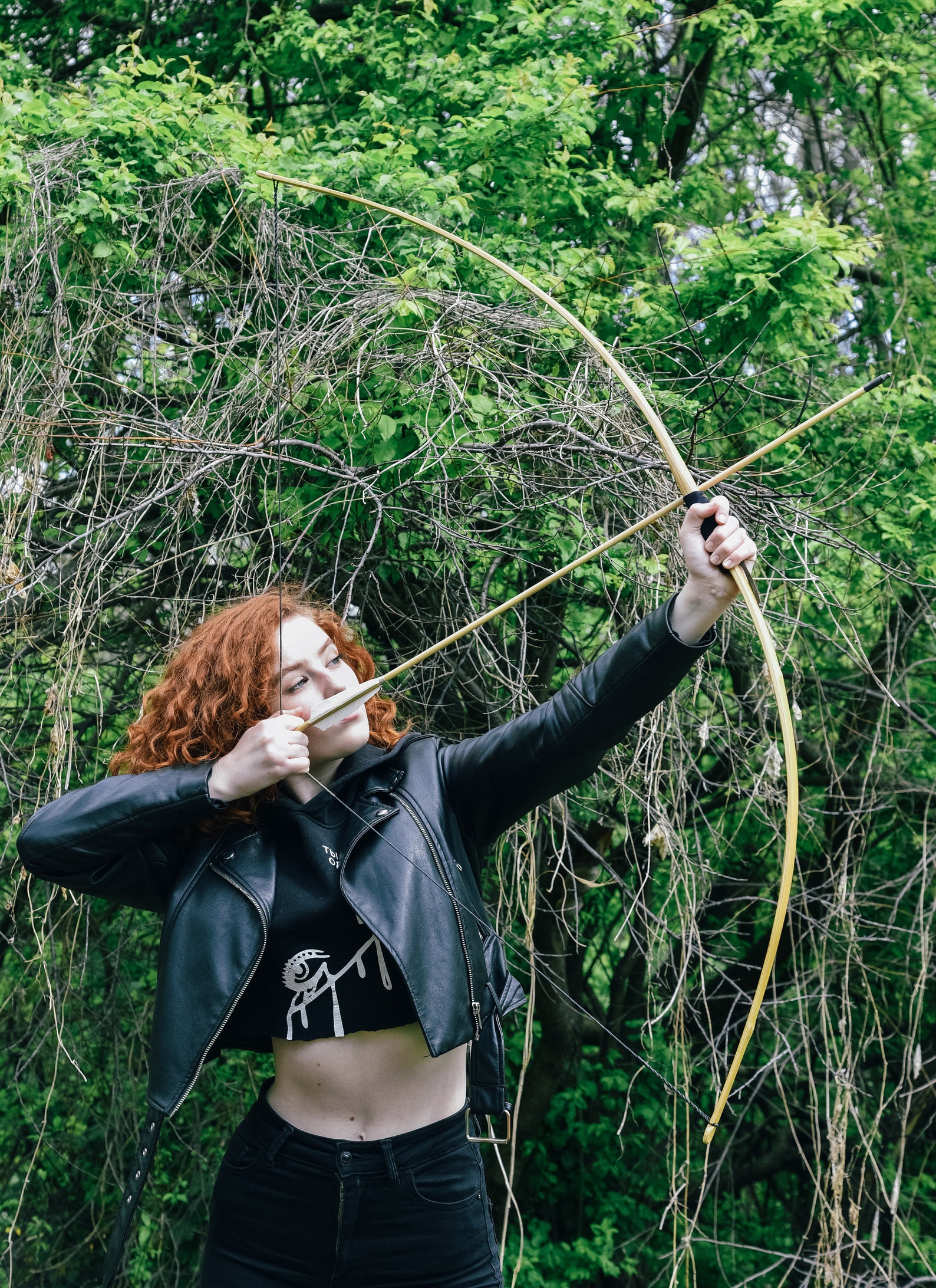 Wooden Traditional Bow - Archery Straight Selfbow, Medieval SCA Classic ...
