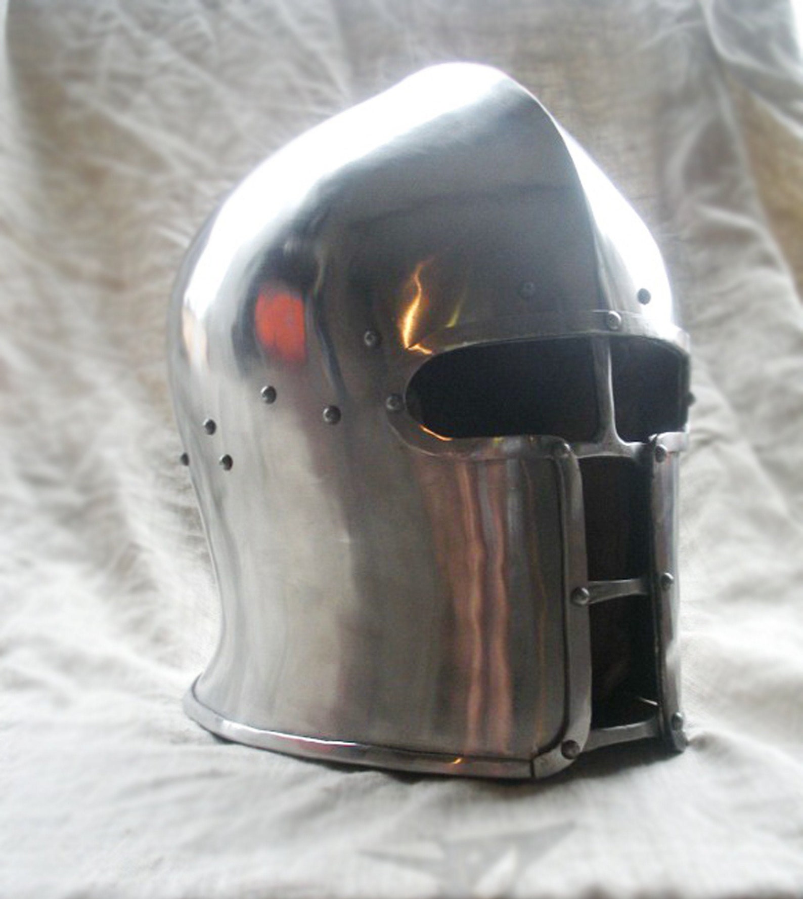 Medieval Barbute Helmet for Armored Combat Knight Buhurt | Etsy