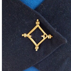 Medieval Fibula Brooch Replica, Wool Cloak Renaissance Jewelry, SCA ...