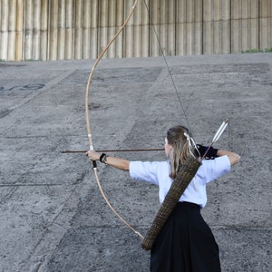 Yumi Hankyu Custom Black Bow Japanese Traditional Bamboo Bow 半弓 Kyudo ...