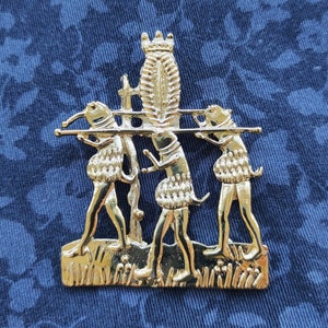 European Badge "three Phallus and Queen Vagina" Dark Age's Accurate ...