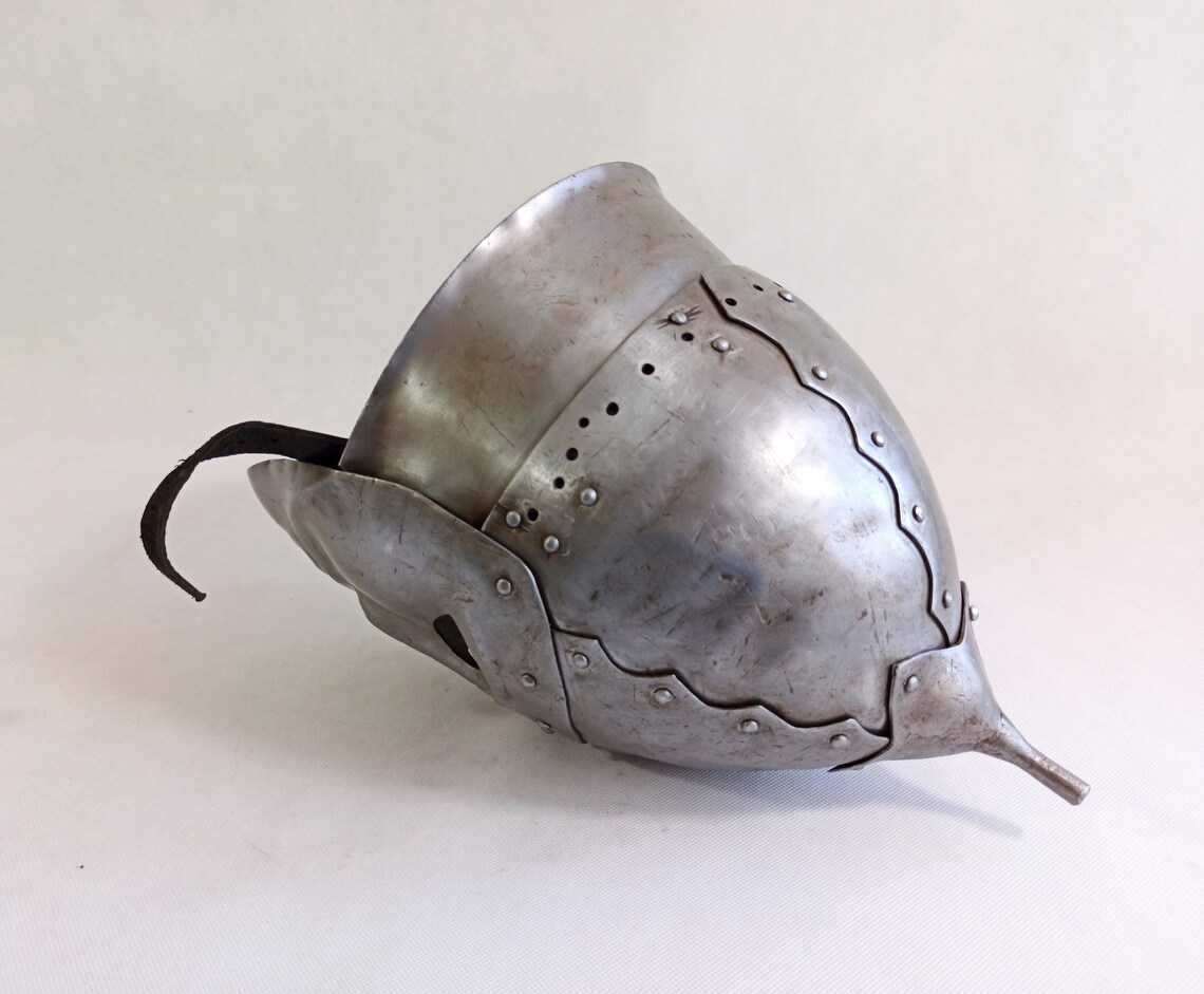 Mongolian Helmet with Face Mask Eastern Battle Helmet | Etsy