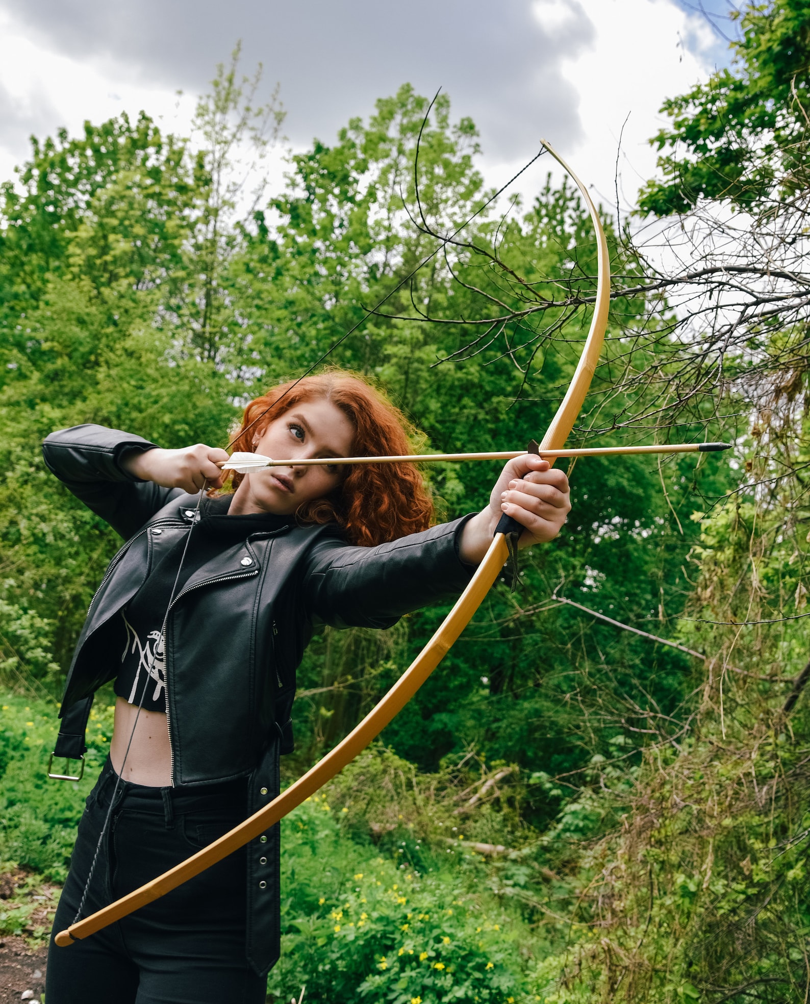 Wooden Traditional Bow - Archery Straight Selfbow, Medieval SCA Classic ...