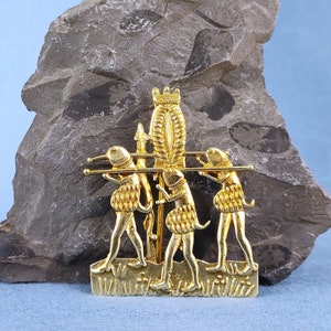 European Badge "three Phallus and Queen Vagina" Dark Age's Accurate ...