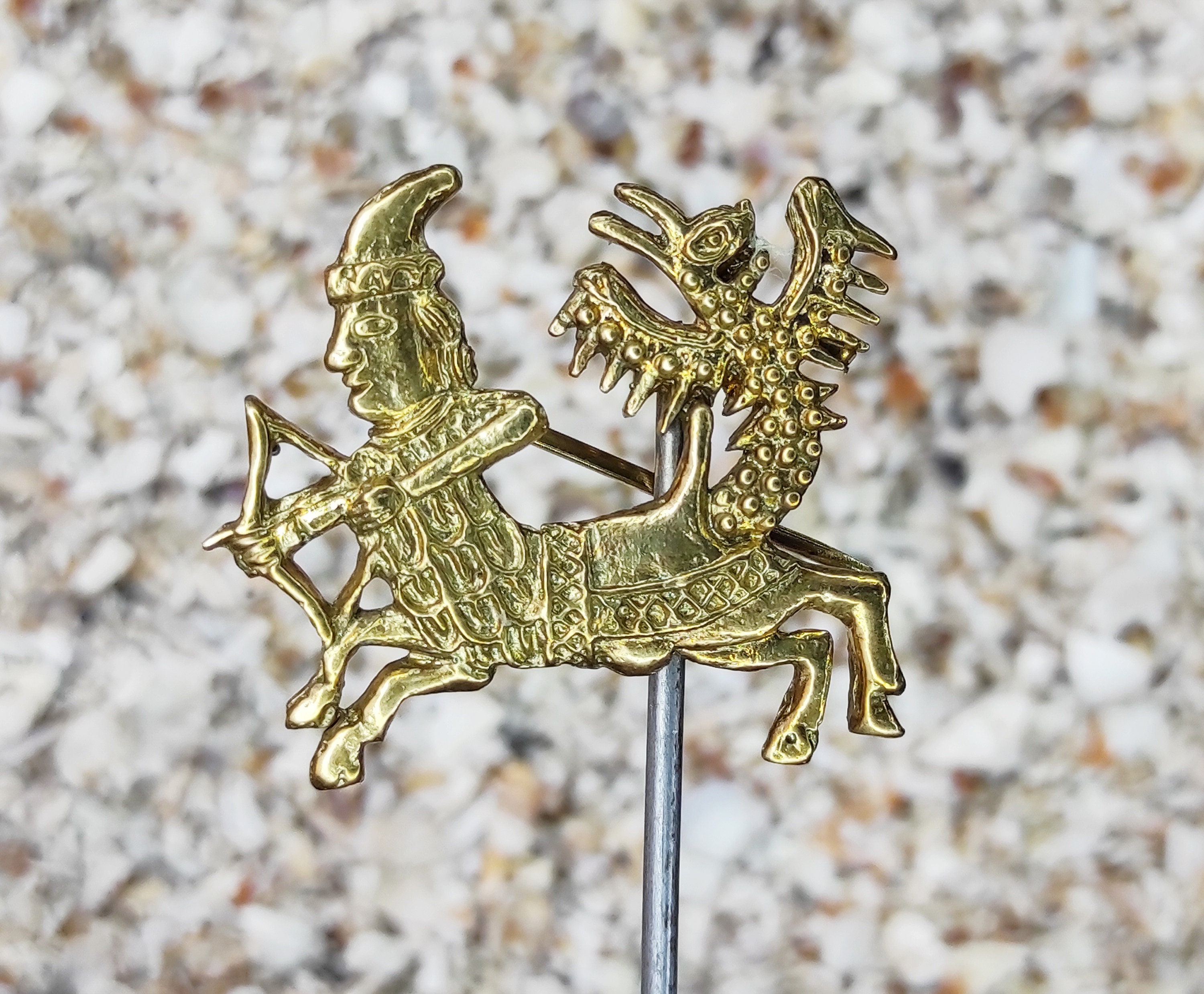 Pilgrim Badge Replica Medieval Сentaur Archer 14th Century | Etsy Pilgrim Badge Replica Medieval Сentaur Archer 14th Century | Etsy