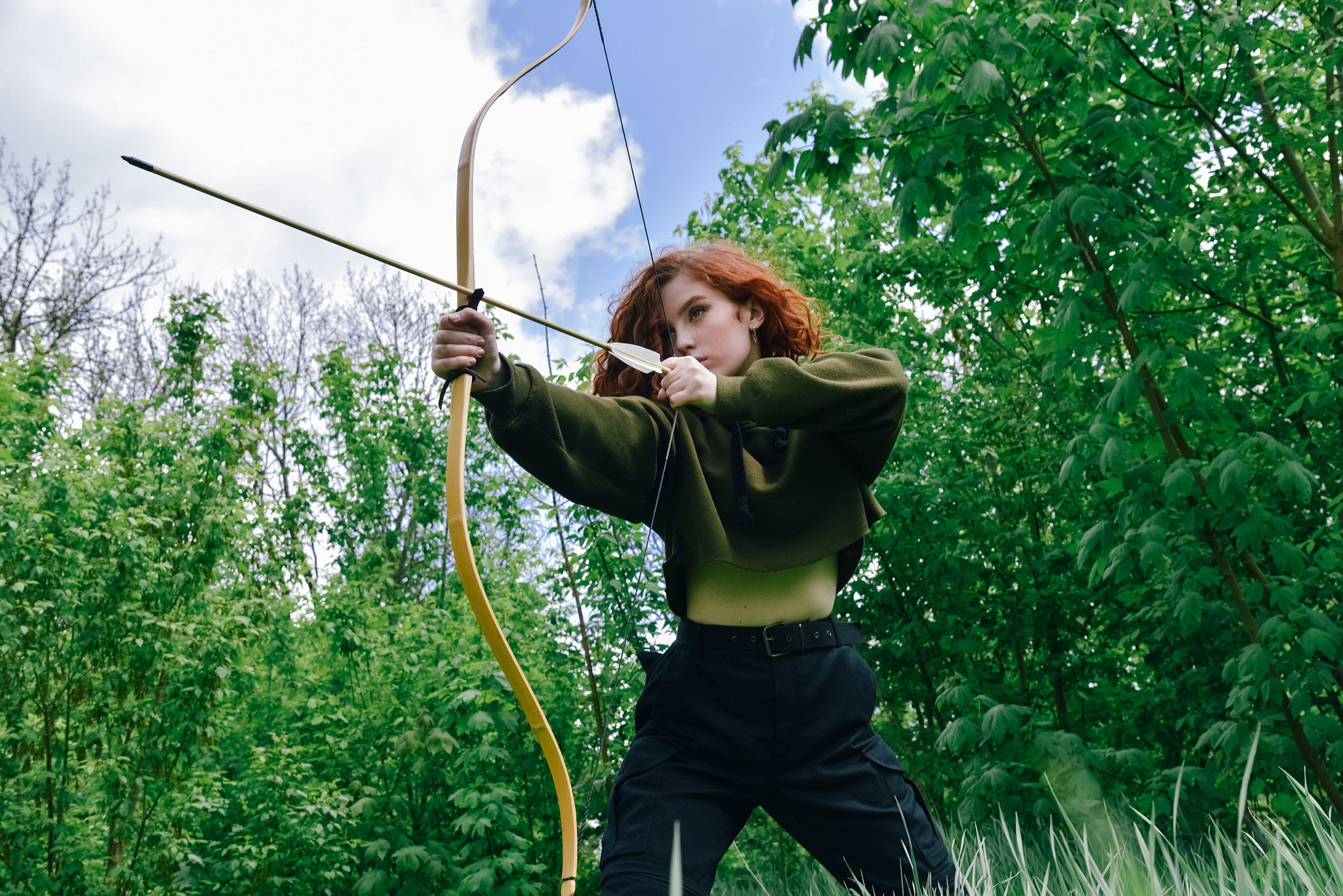 Recurveboog Groene Pijl Lixada Koker Voor Pijlen, Rugkoker,