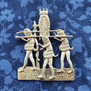 European Badge "three Phallus and Queen Vagina" Dark Age's Accurate ...