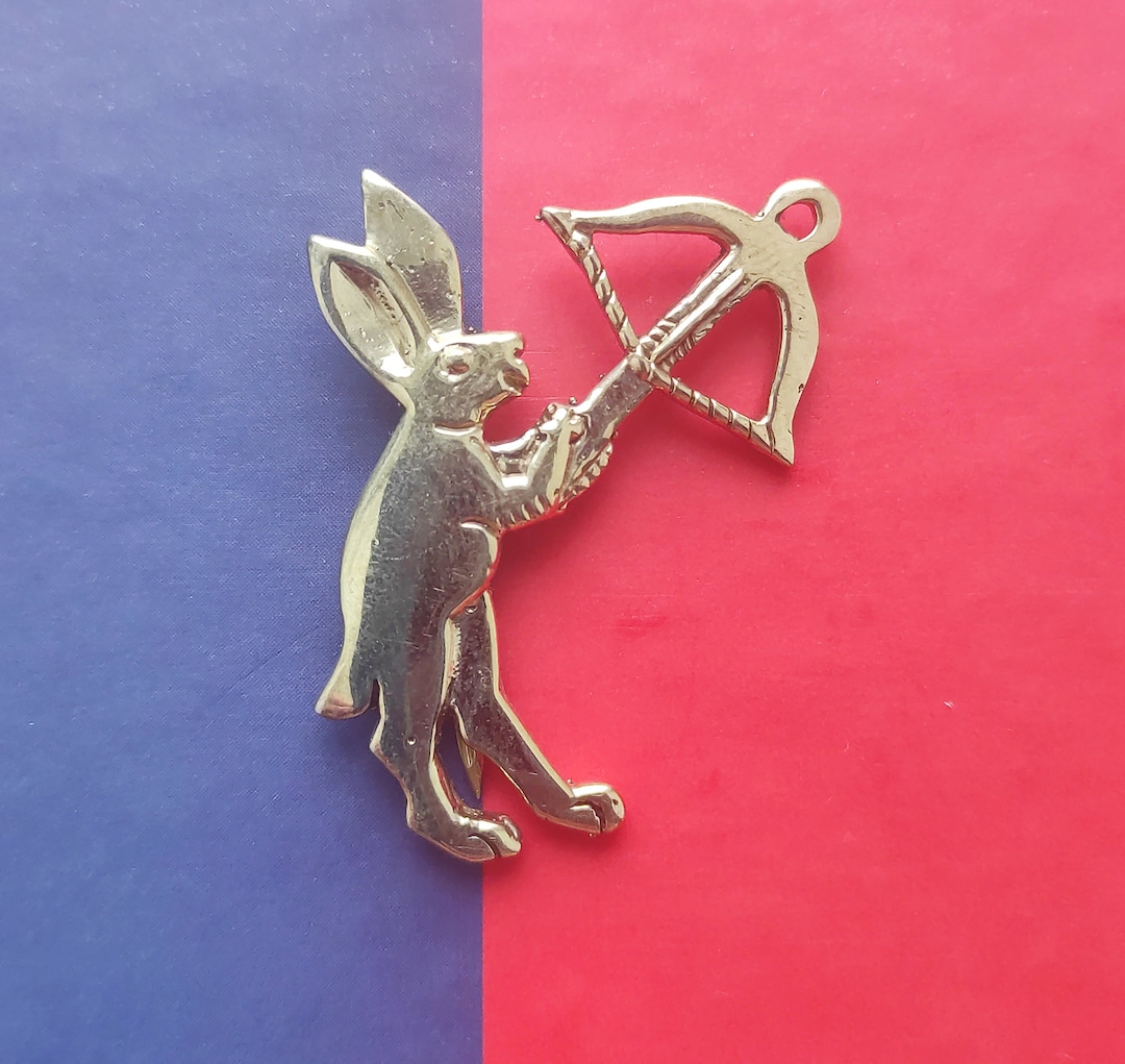 Rabbit and Crossbow Medieval Badge, 13th Century Replica Jewelry ...