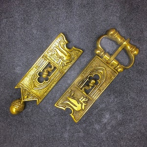 Medieval Belt Set, 10 Types Buckles and Strap Ends Replica, Diy Larp ...