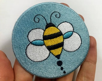 Large Bee Patch - Etsy
