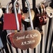 Engraved Solid Brass Personalised Padlock - Lock Your Love - Forever ...