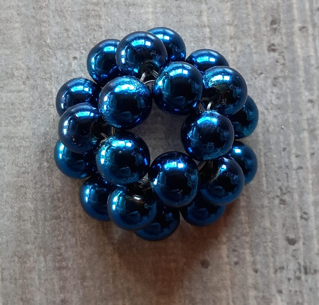 NOVELTY Clitoris Stimulator Clit-drop Hematite Dark Blue Intralabial ...