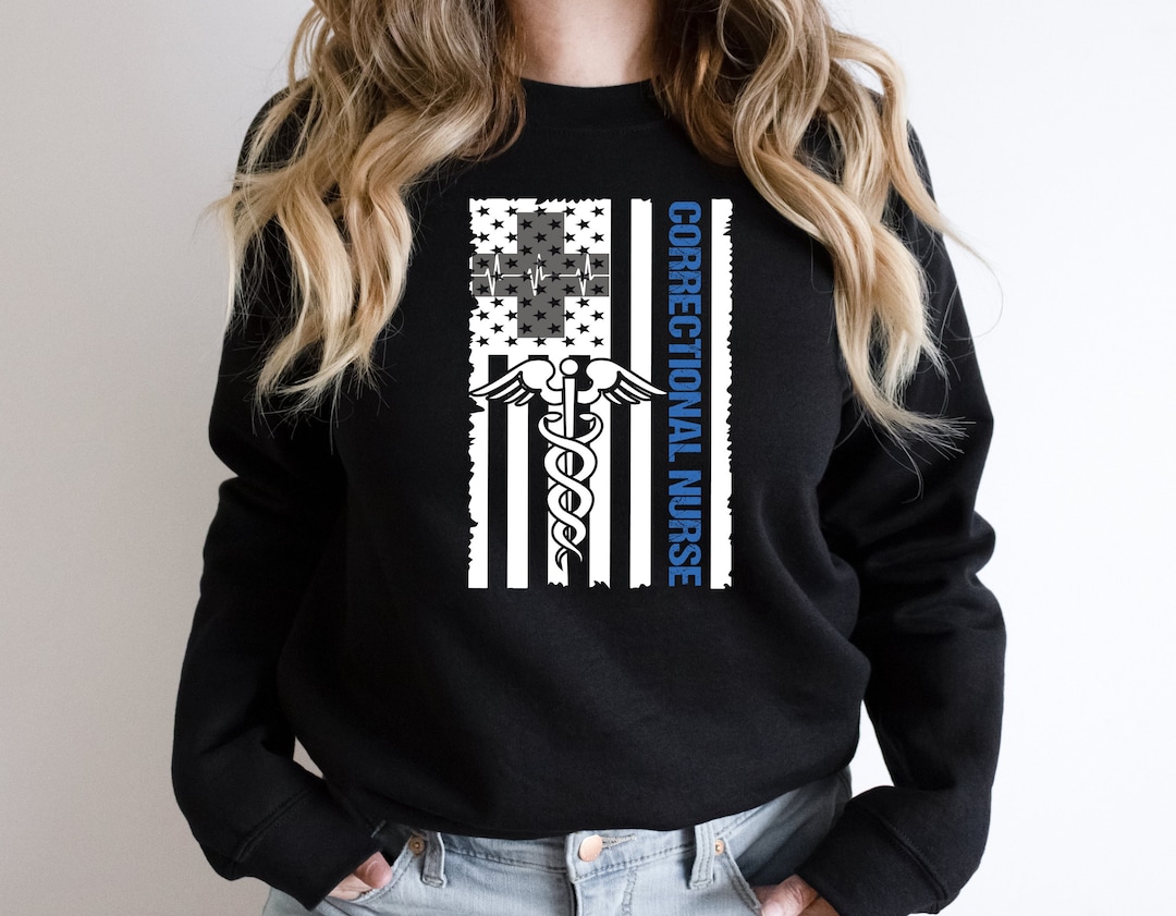 Correctional Nurse Sweatshirt, Prison Nurse Sweater, Forensic Nurse ...