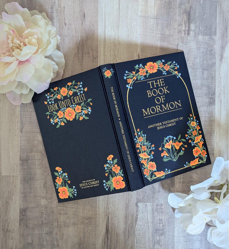 Custom Hand-illustrated Scriptures | Floral Book of Mormon or Bible - Etsy