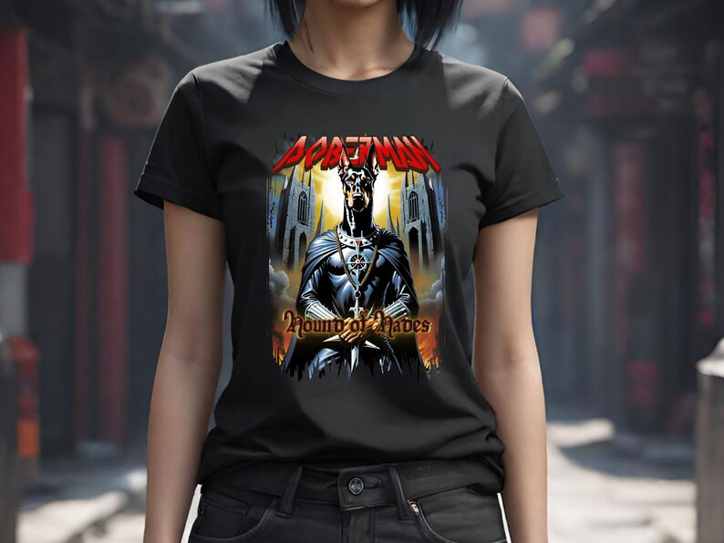 Dog Metalhead T-shirt Heavy Metal Dog Power Tee Death Metal Dog Lover ...