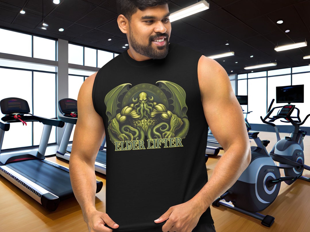 Cthulhu Weightlifter Muscle Shirt Eldritch Strength for - Etsy