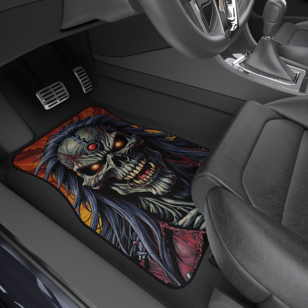 Heavy Metal Car Mat Iron Maiden Inspired Headbanger Car Gift Metalhead ...