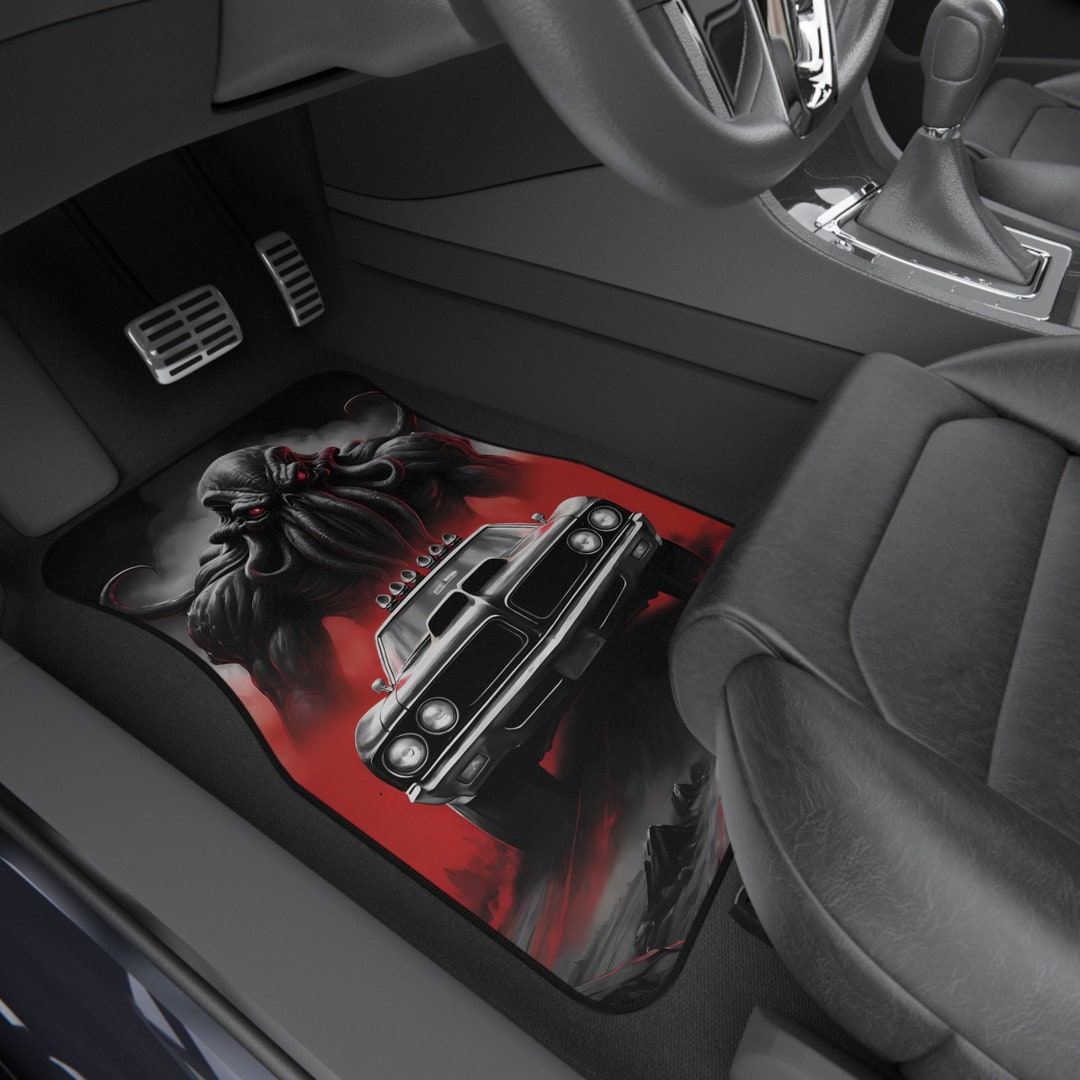 Cthulhu Car Mat Monster Truck Inspired Hot Rod Rat Rod Vintage Car ...