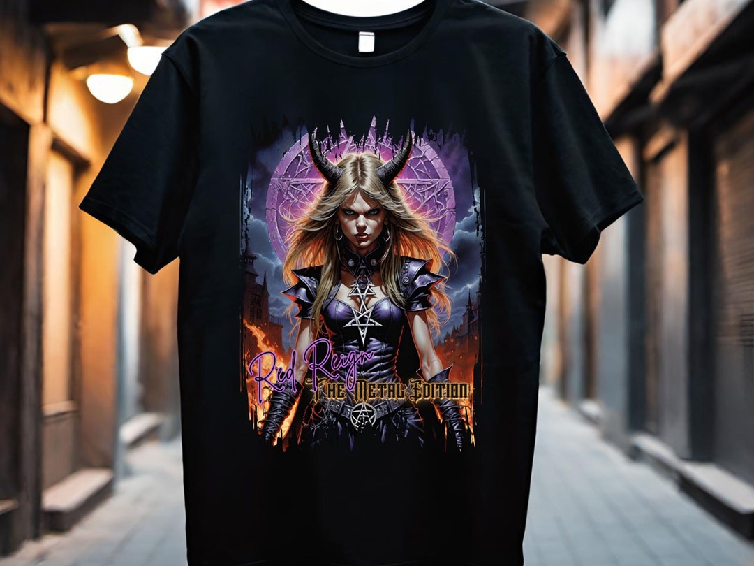 Swiftie Metalhead T-shirt - Heavy Metal Girl Power Tee - Swiftie Gifts ...