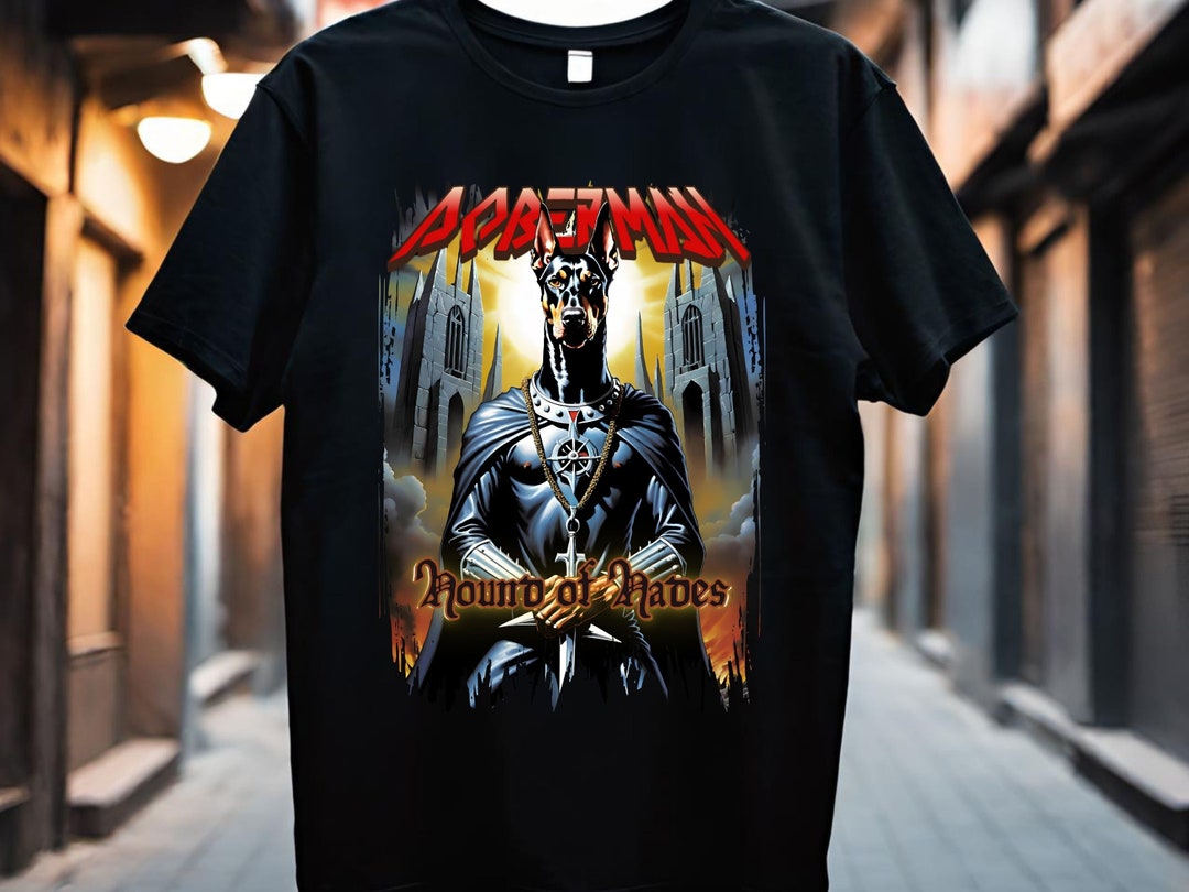 Dog Metalhead T-shirt Heavy Metal Dog Power Tee Death Metal Dog Lover ...