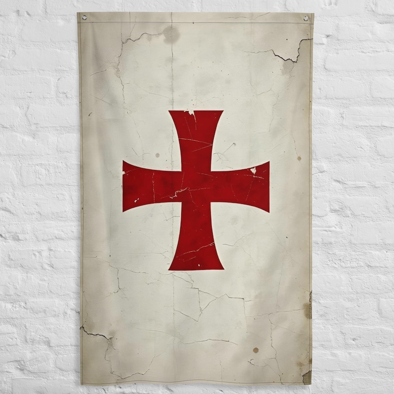 Templar Crusader Flag - Etsy