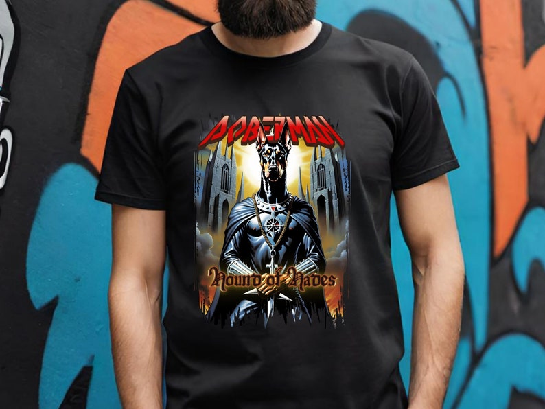 Dog Metalhead T-shirt Heavy Metal Dog Power Tee Death Metal Dog Lover ...