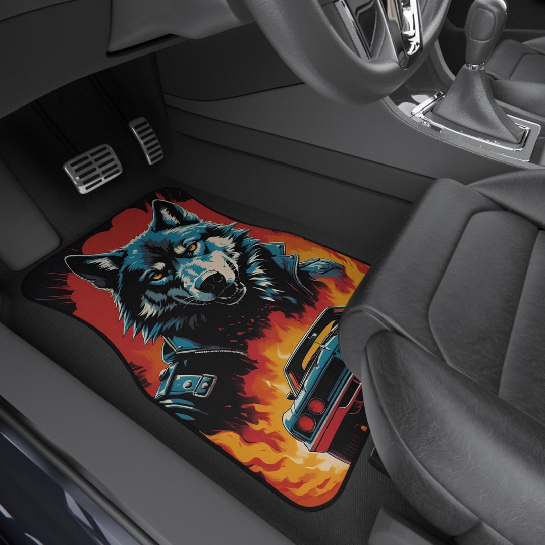 Wolf Muscle Car Mat Mad Max Inspired Goth Dark Dieselpunk Mad Max ...